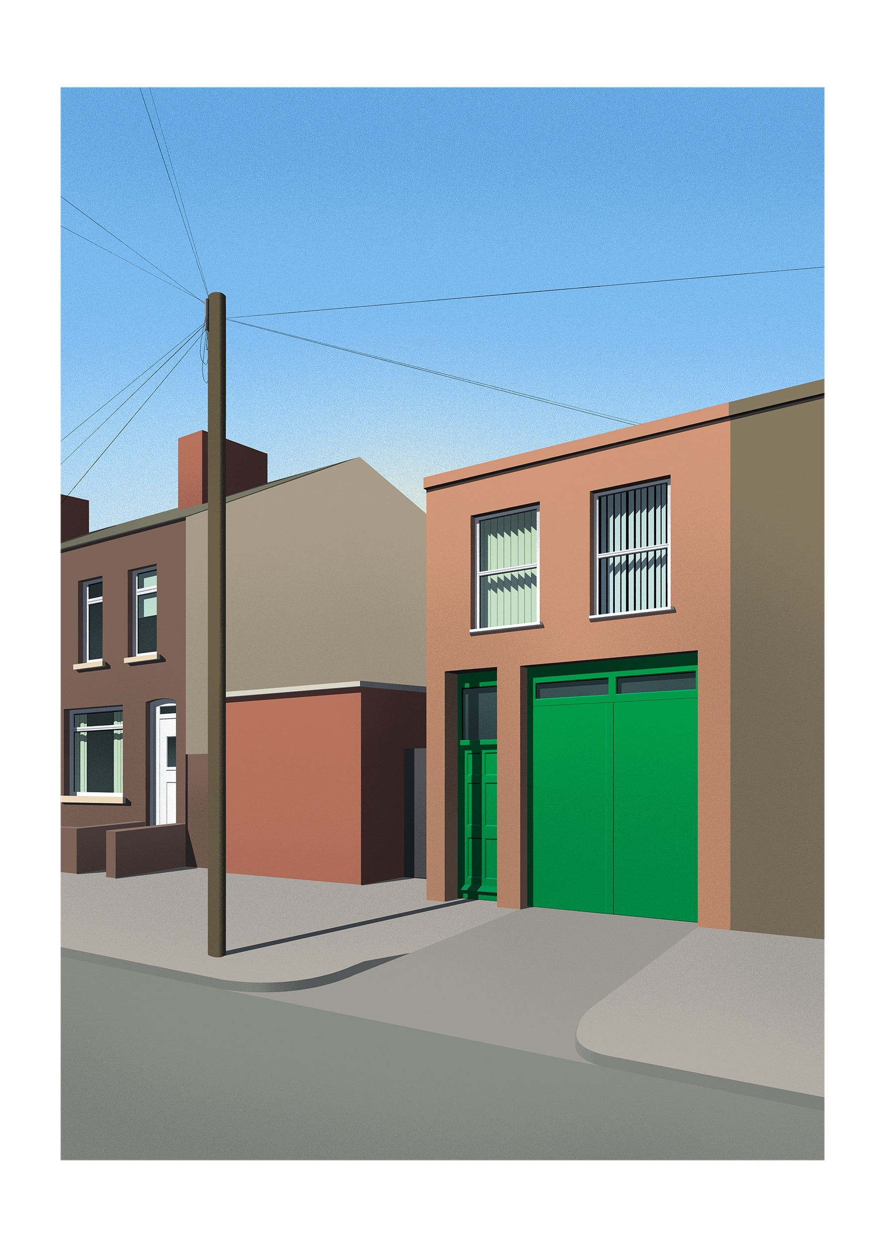 Blinds - Illustrated Fine Art Print – Kieran Gabriel Prints