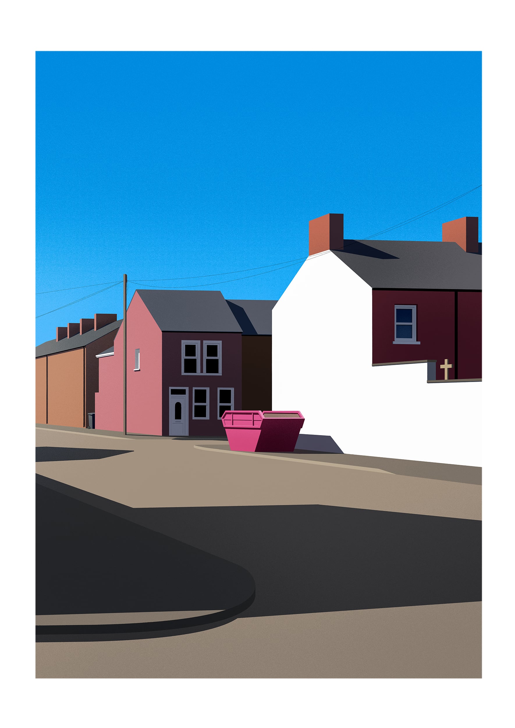 Cross - Illustrated Fine Art Print – Kieran Gabriel Prints