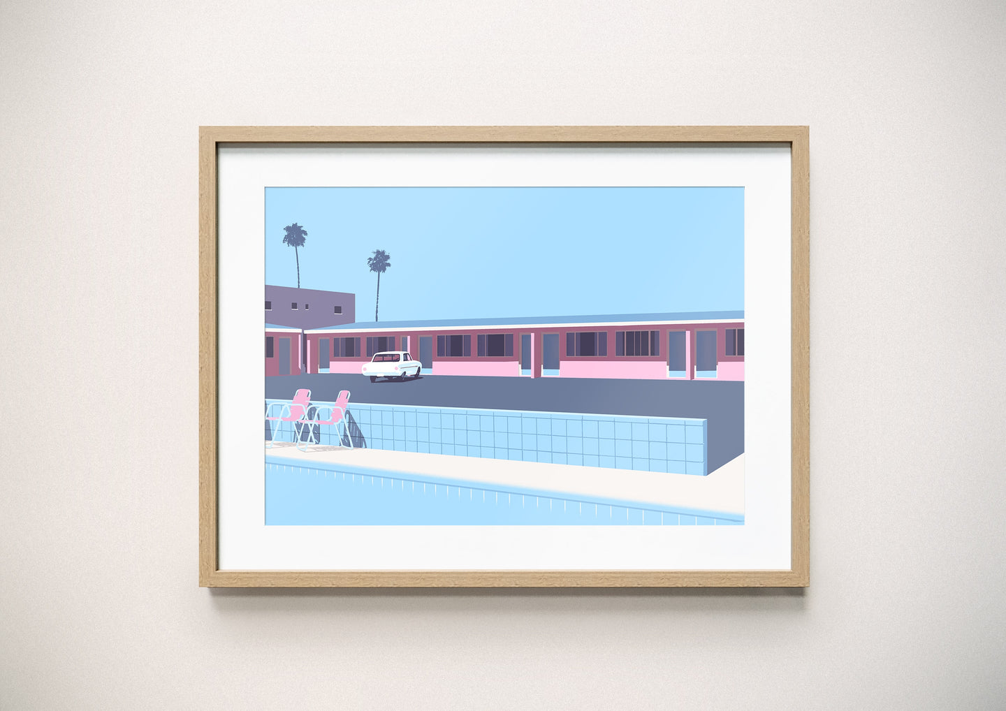 LA - Illustrated Fine Art Print – Kieran Gabriel Prints