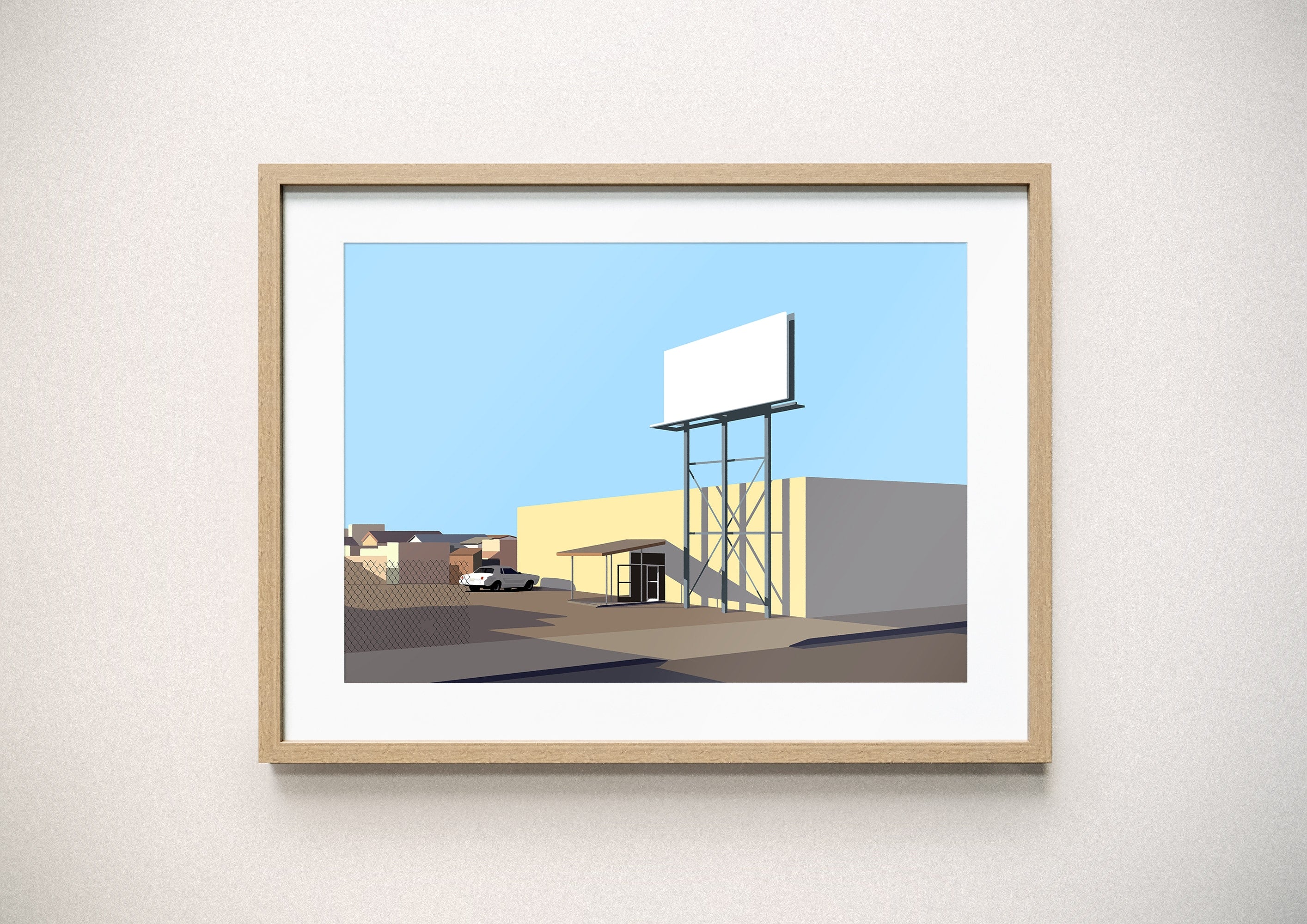 Billboard 2 - Illustrated Fine Art Print – Kieran Gabriel Prints