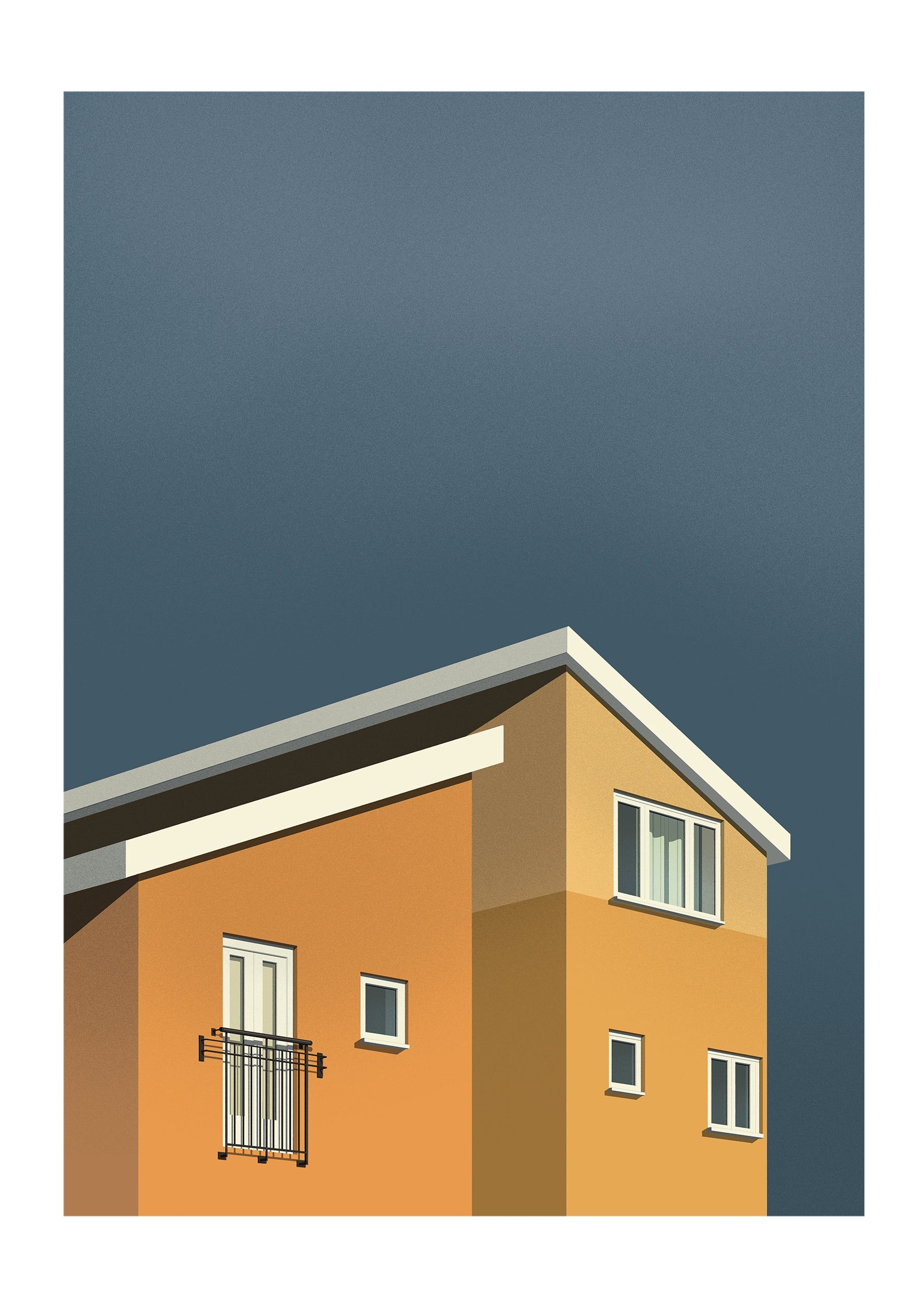 Storm II - Illustrated Fine Art Print – Kieran Gabriel Prints