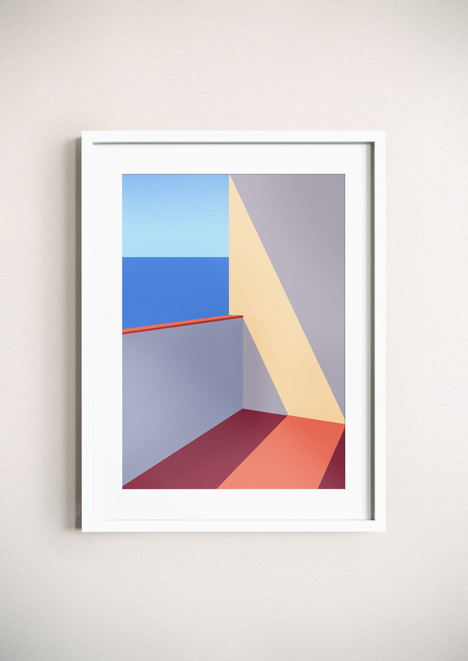 Sunlight - Illustrated Abstract Fine Art Print – Kieran Gabriel Prints